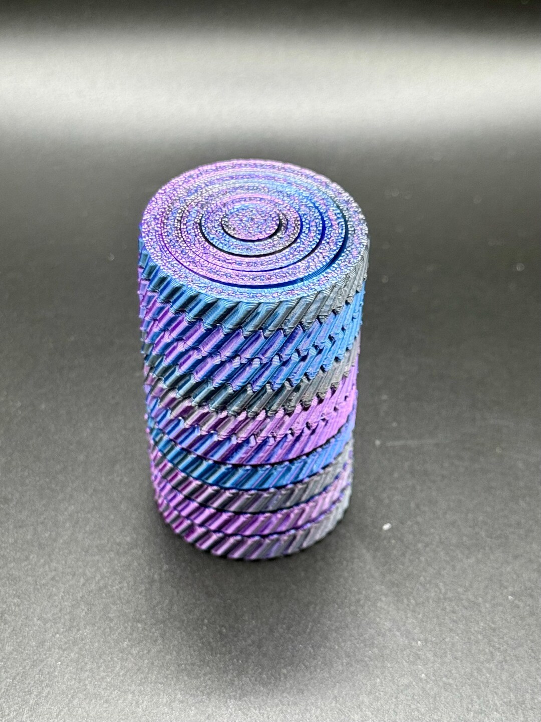 3D Printed Spinning Ring Stack Fidget Toy – 10 Independent Discs | Desk ...