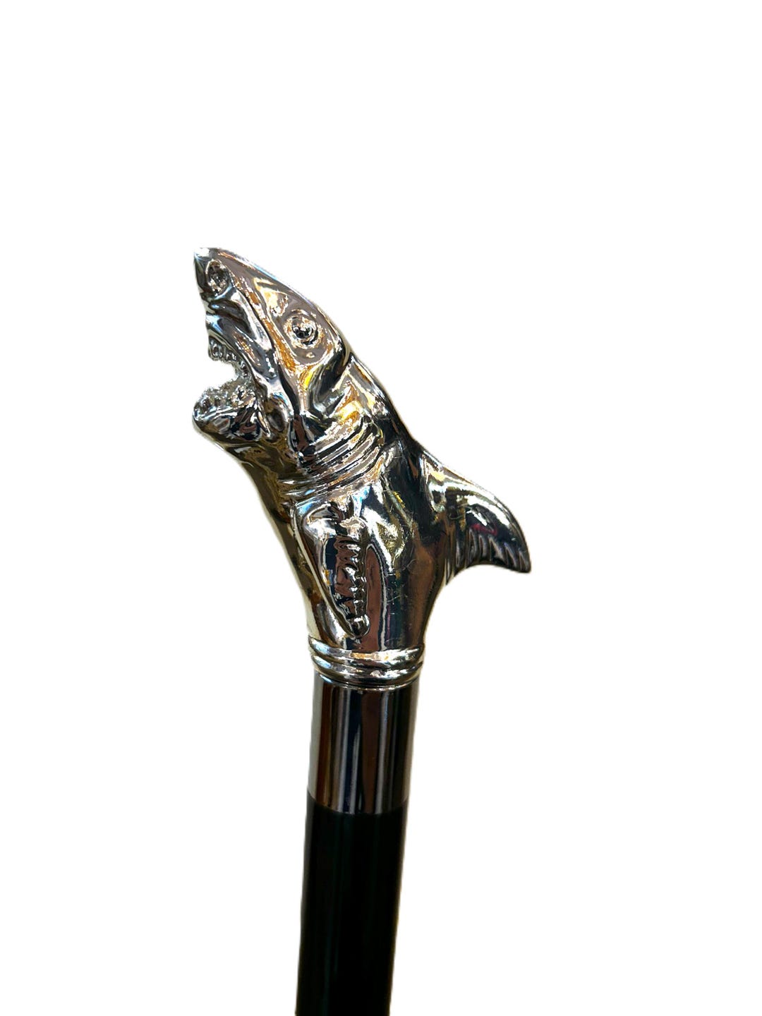 Italian Shark Handle Cane Hand Carved Cane Wooden Walking Stick Walking ...