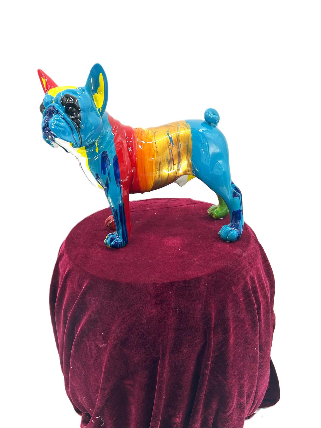 Pop Art Pup Unique Home Decor Sculpture Resin Figurine Statue Unique ...