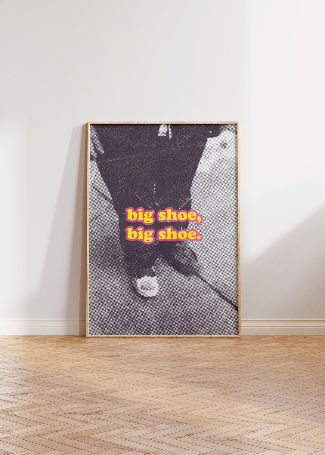 Funny “big Shoe, Big Shoe” Art Print – Scottish Banter Poster, Glasgow ...