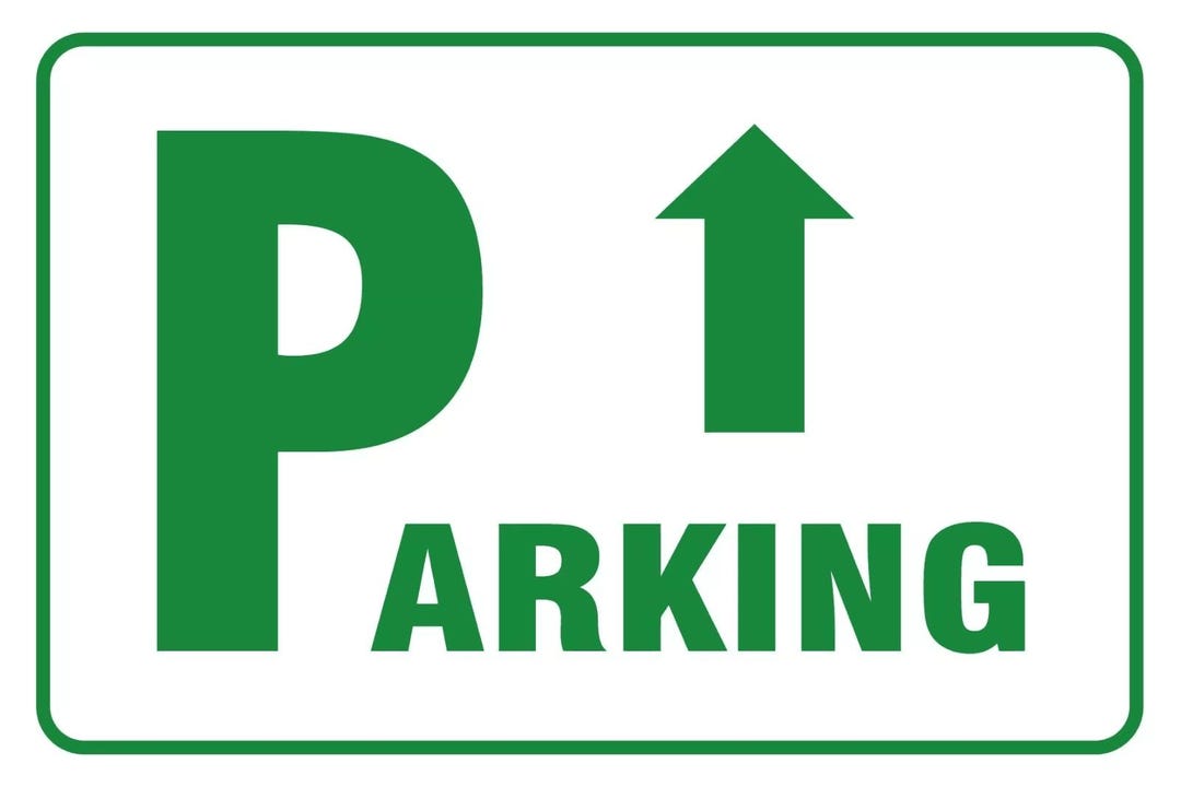 Up Arrow Parking Sign – Directional Parking Guidance | Weatherproof ...