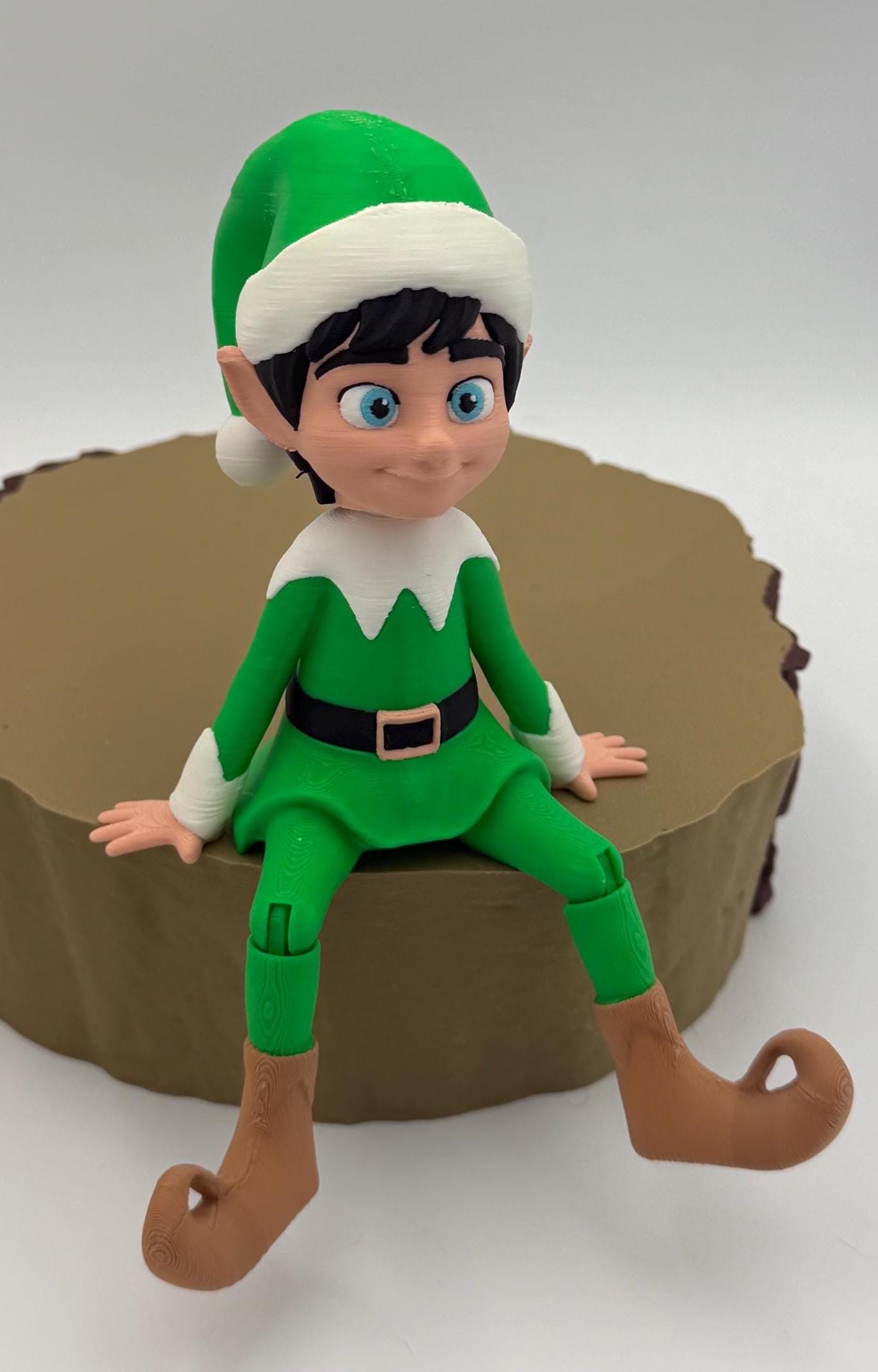 3D Printed Shelf Elf: Christmas Home Decor - Etsy