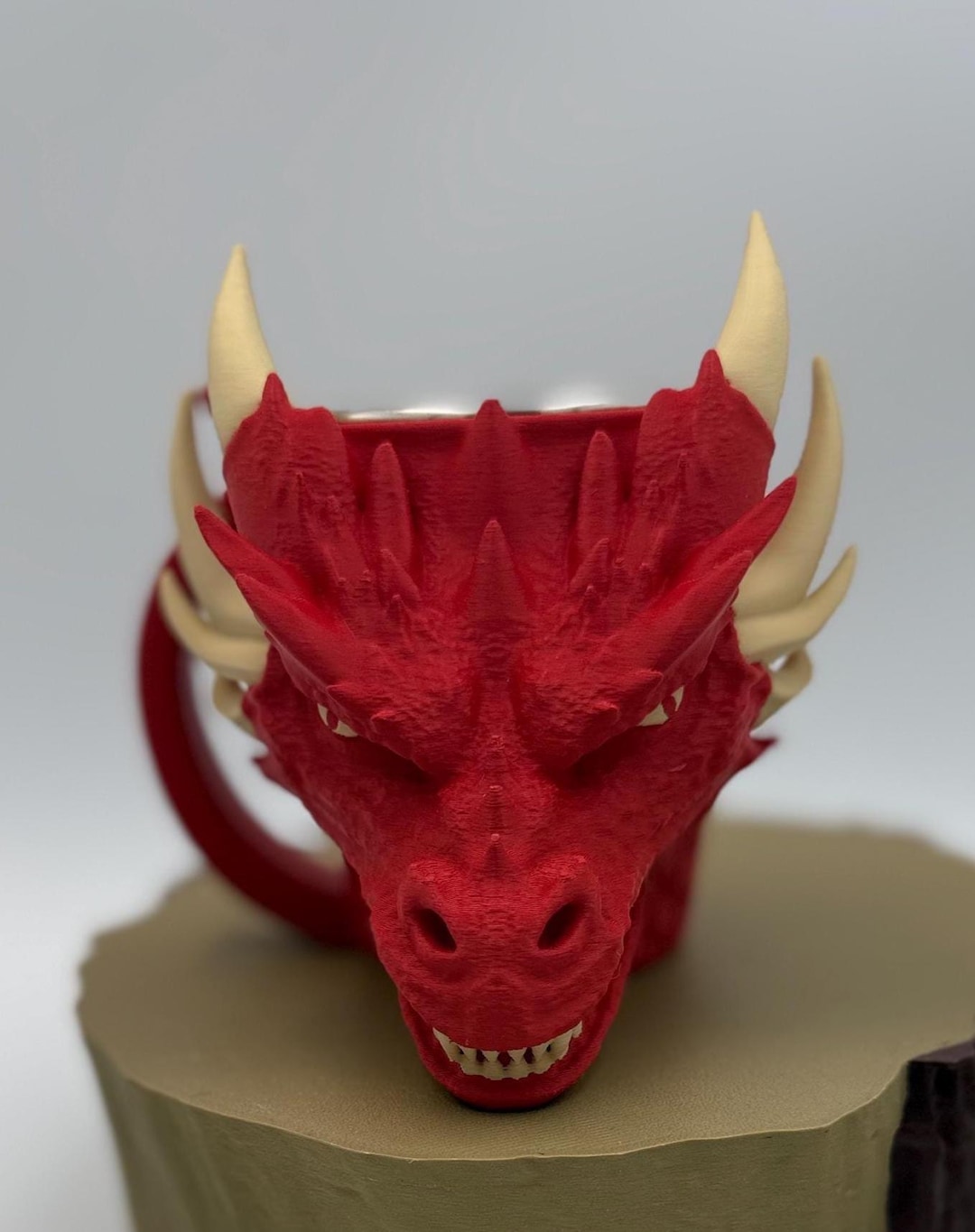 3D Printed Dragon Mug – Fantasy Coffee Cup, Medieval Decor - Etsy