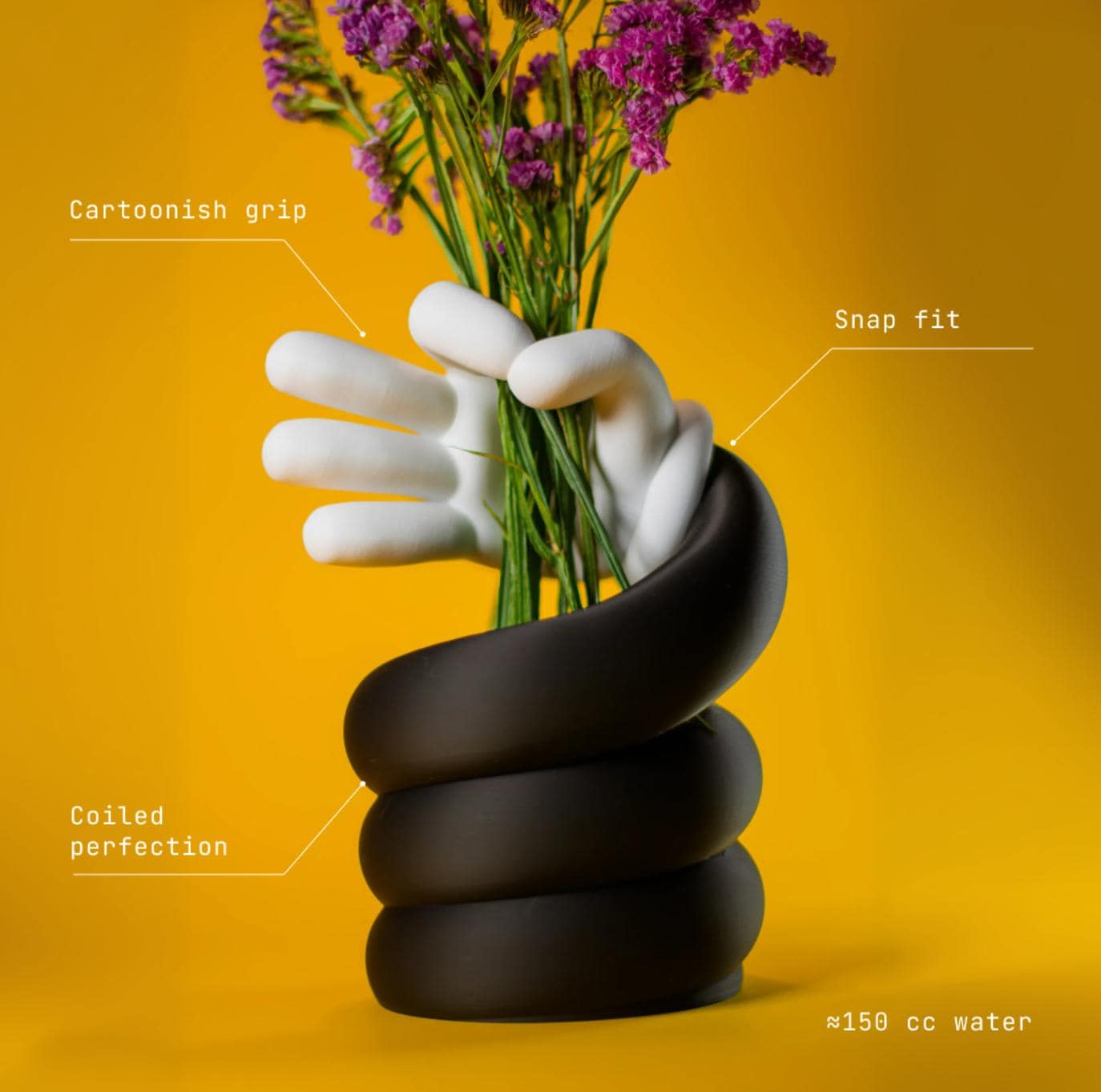 Handy Flower Vase - Choose From Three Iconic Hand Gestures - Etsy