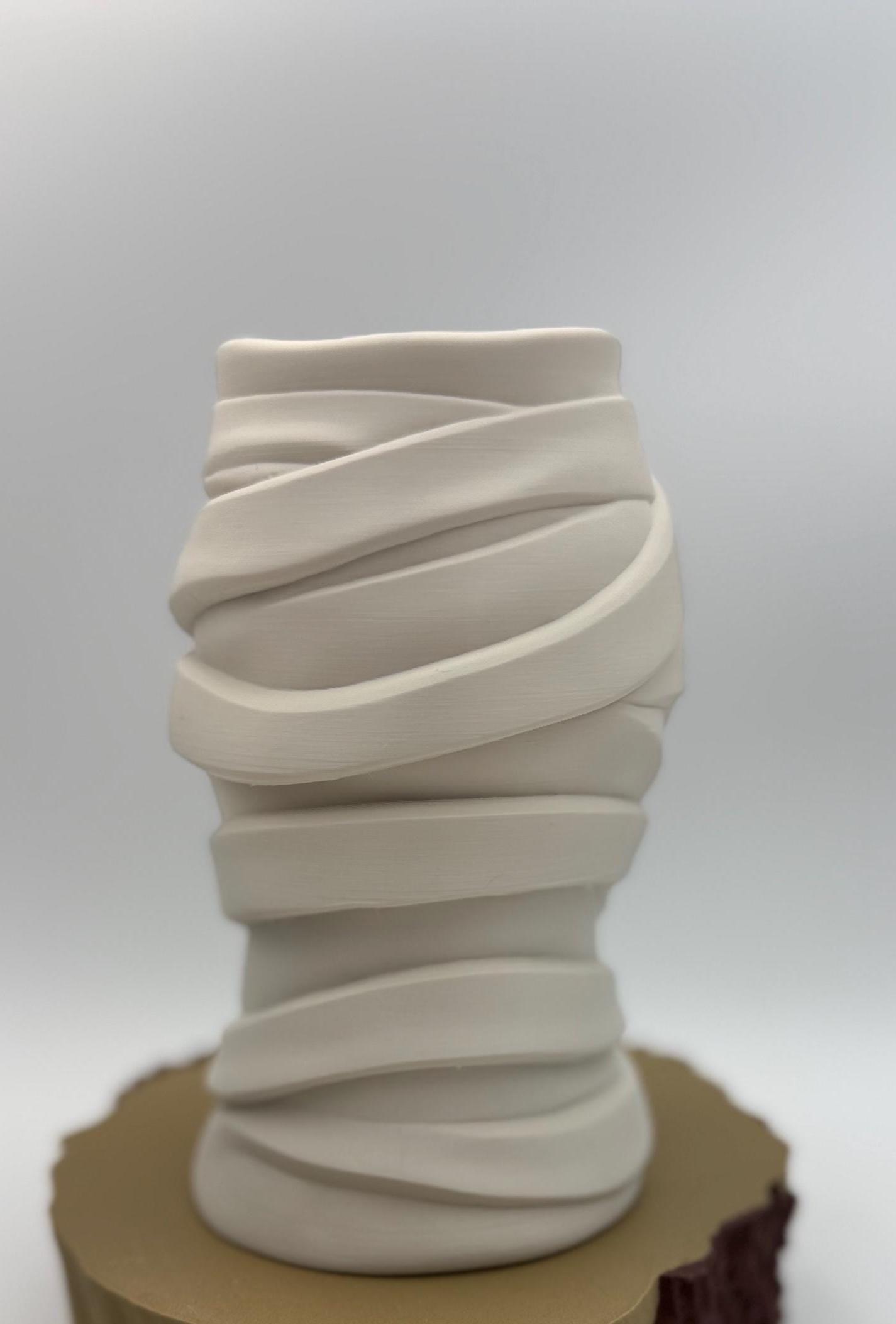 3D Printed Mummy Vase: Spooky Halloween Decor, Creepy-cute Flower ...