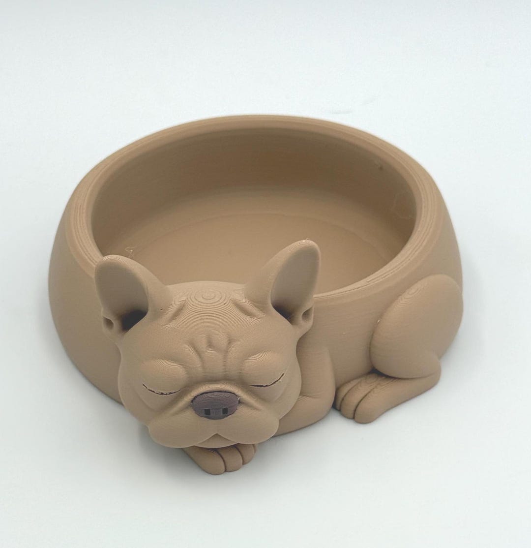 3D Printed French Bulldog Candy Dish – PLA Dog Treat Bowl - Etsy