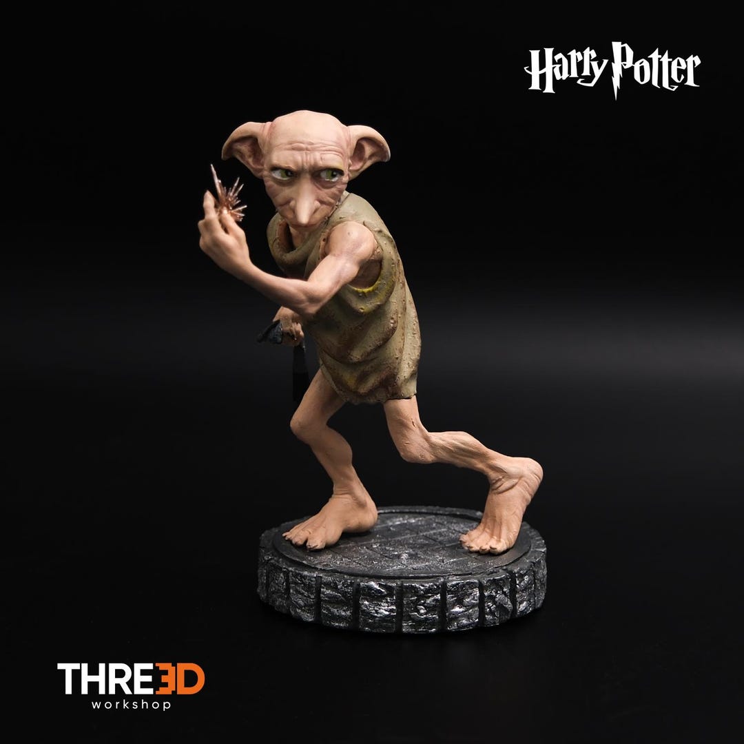Handmade 3D Printed Harry Potter Dobby Figure Unique Collectible Art ...