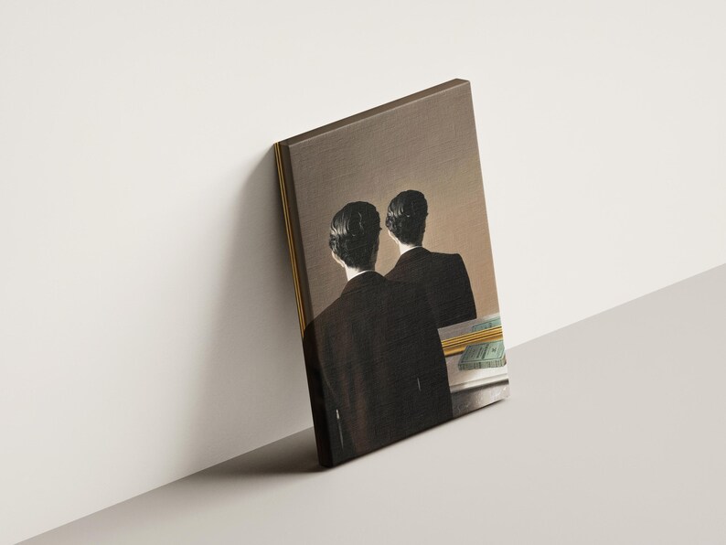 Not to Be Reproduced by Rene Magritte Canvas Print, Surrealist René ...