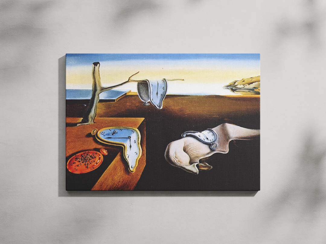 The Persistence of Memory by Salvador Dali Wall Art, Surrealism Artwork ...