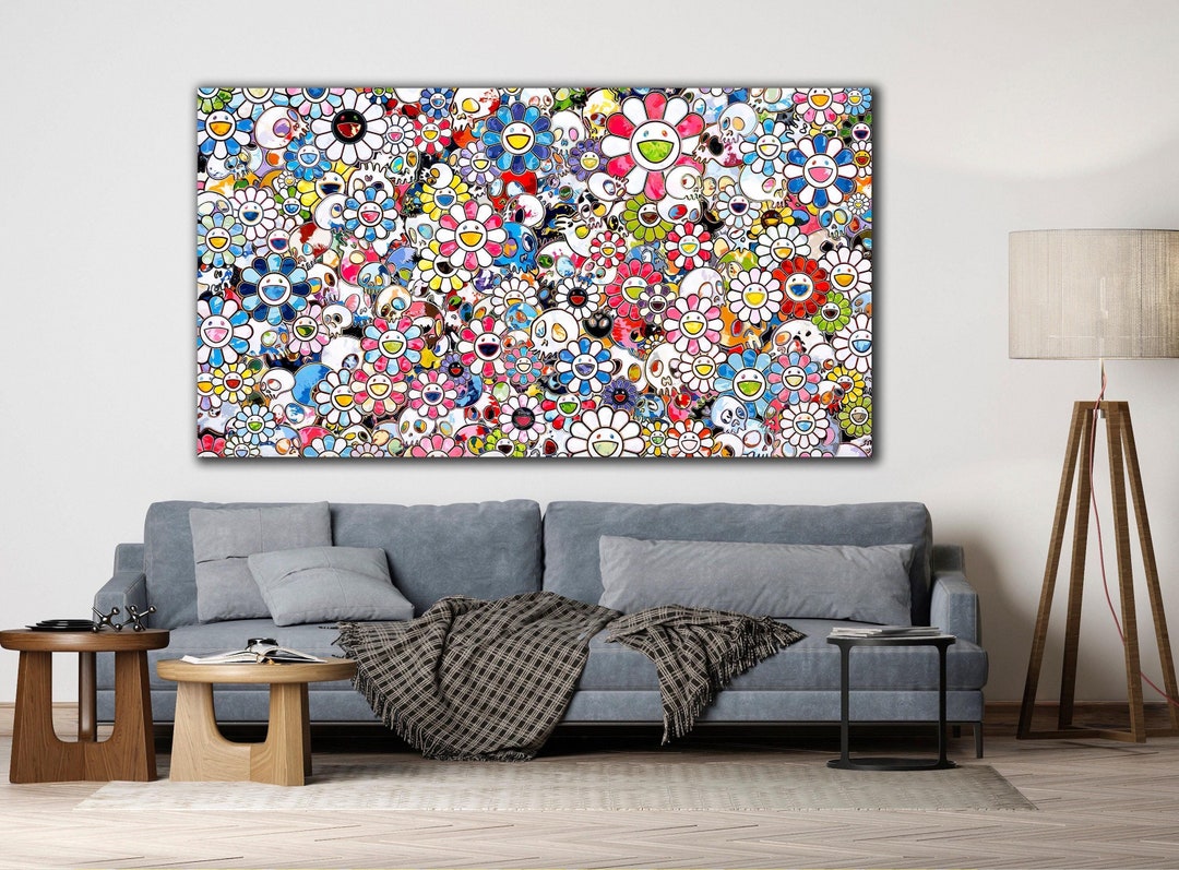 Takashi Murakami Canvas Wall Art, This Merciless World Canvas Wall Art ...