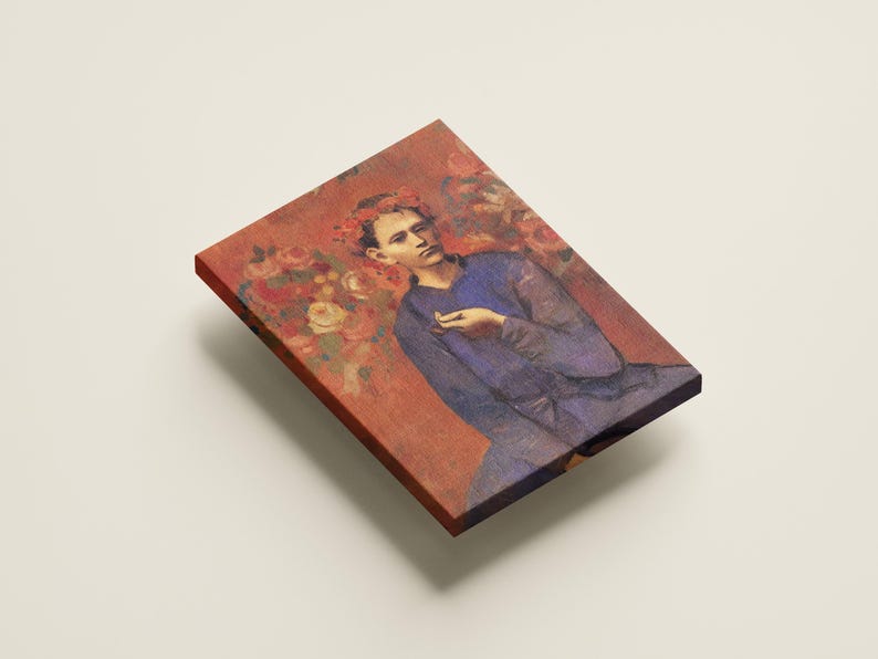 Pablo Picasso "a Boy With Pipe" Canvas Art Print - Etsy