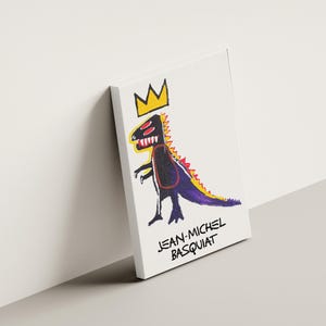 Dinosaur by Jean-michel Basquiat Artwork, Jean-michel Basquiat Poster ...