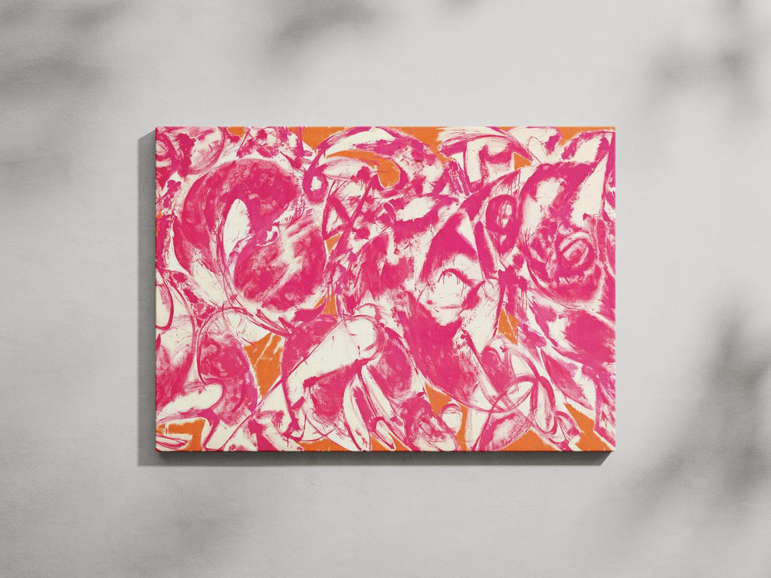 Combat by Lee Krasner, Museum Quality Abstract Expressionism Print ...