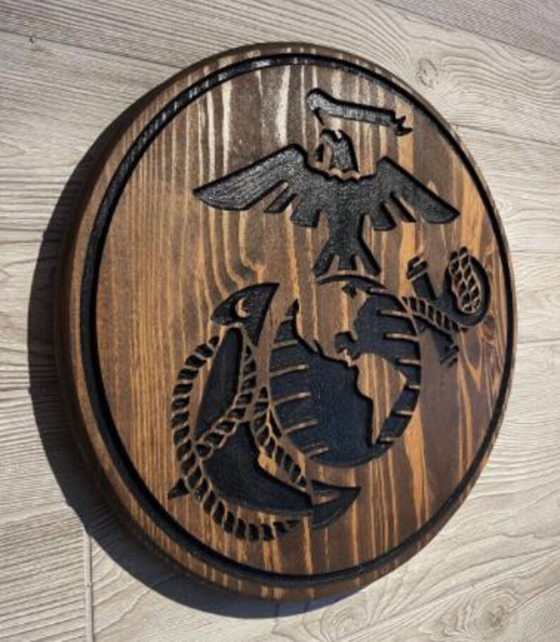 Custom Carved MARINE Bar Sign - Gift for Him - Christmas Gift - US ...