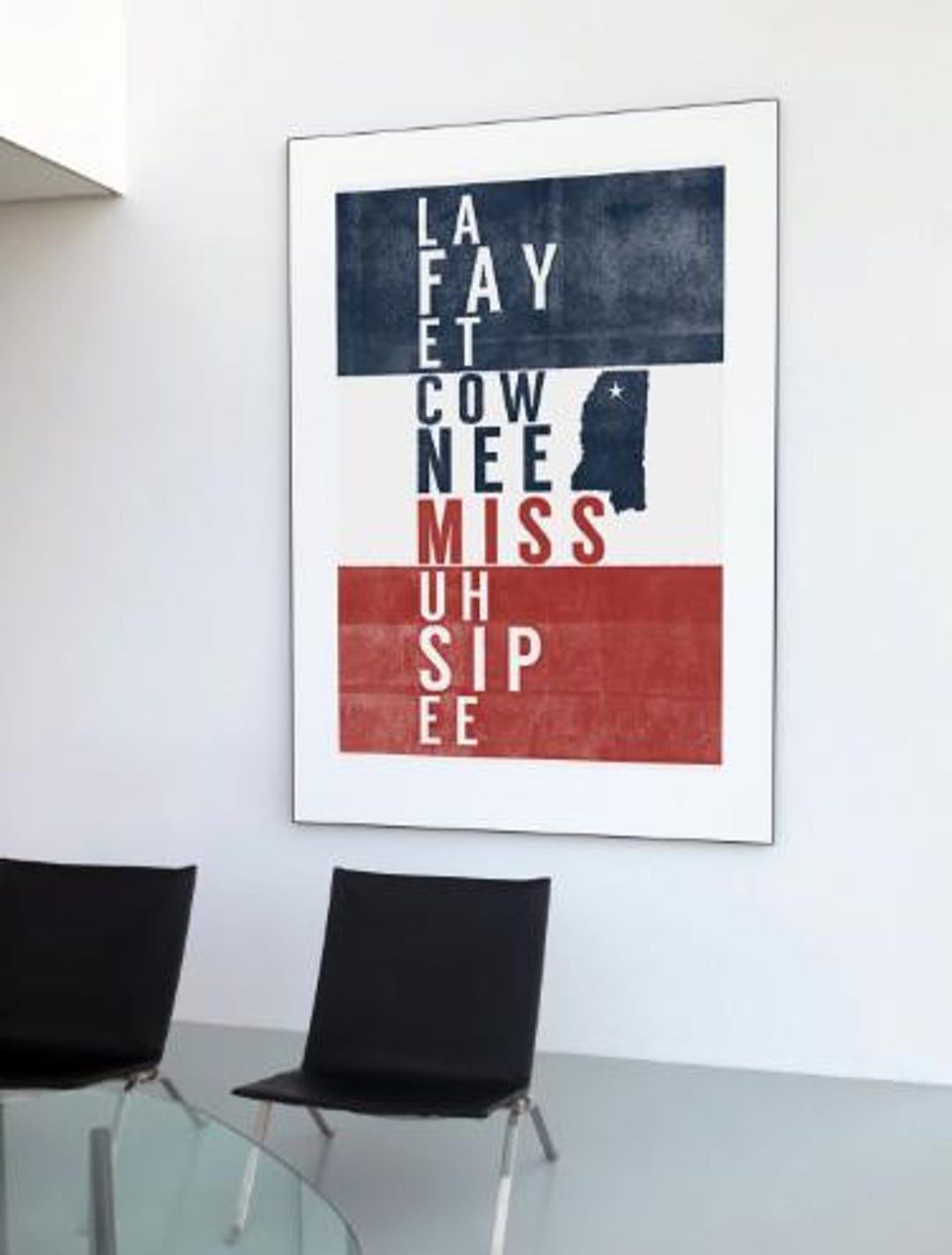 Ole Miss Art Print | La Fay Et Cow Nee Art Print - Etsy