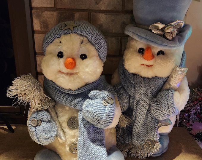 Snow Buddies Petting Zoo - Pair of Plush Snow Buddies - Etsy