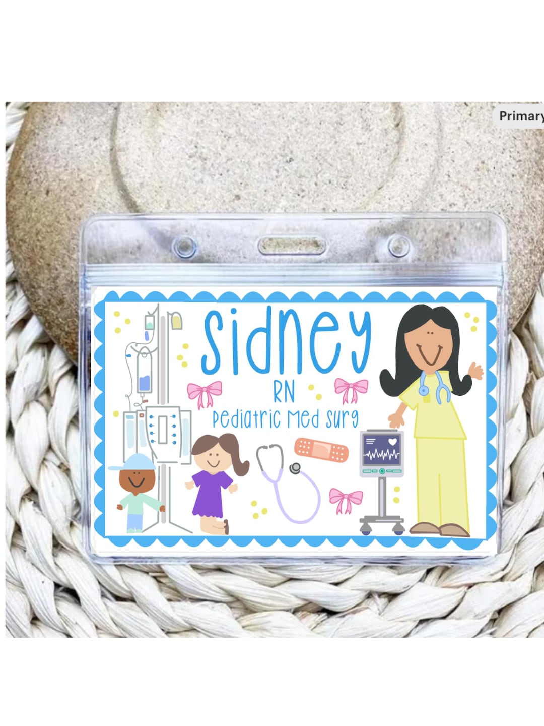 Custom Badge Buddy, Healthcare Badge Cover - Etsy