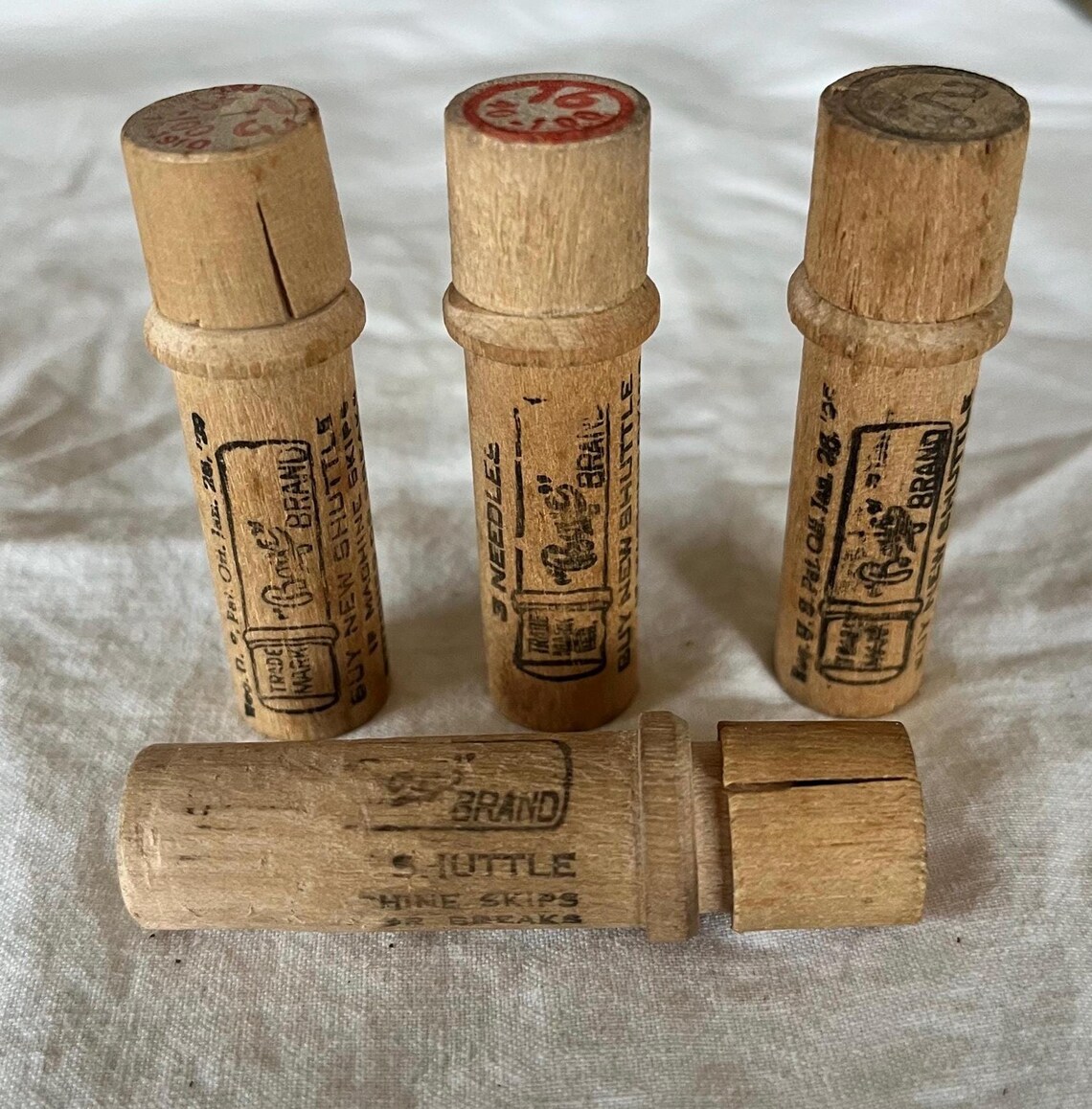 Vintage Wooden Needle Boxes - Etsy