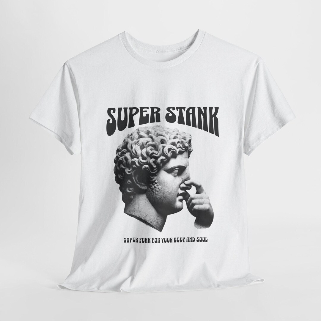 Funny Fake Band T-shirt Super Stank Hilarious Conversation Starter ...