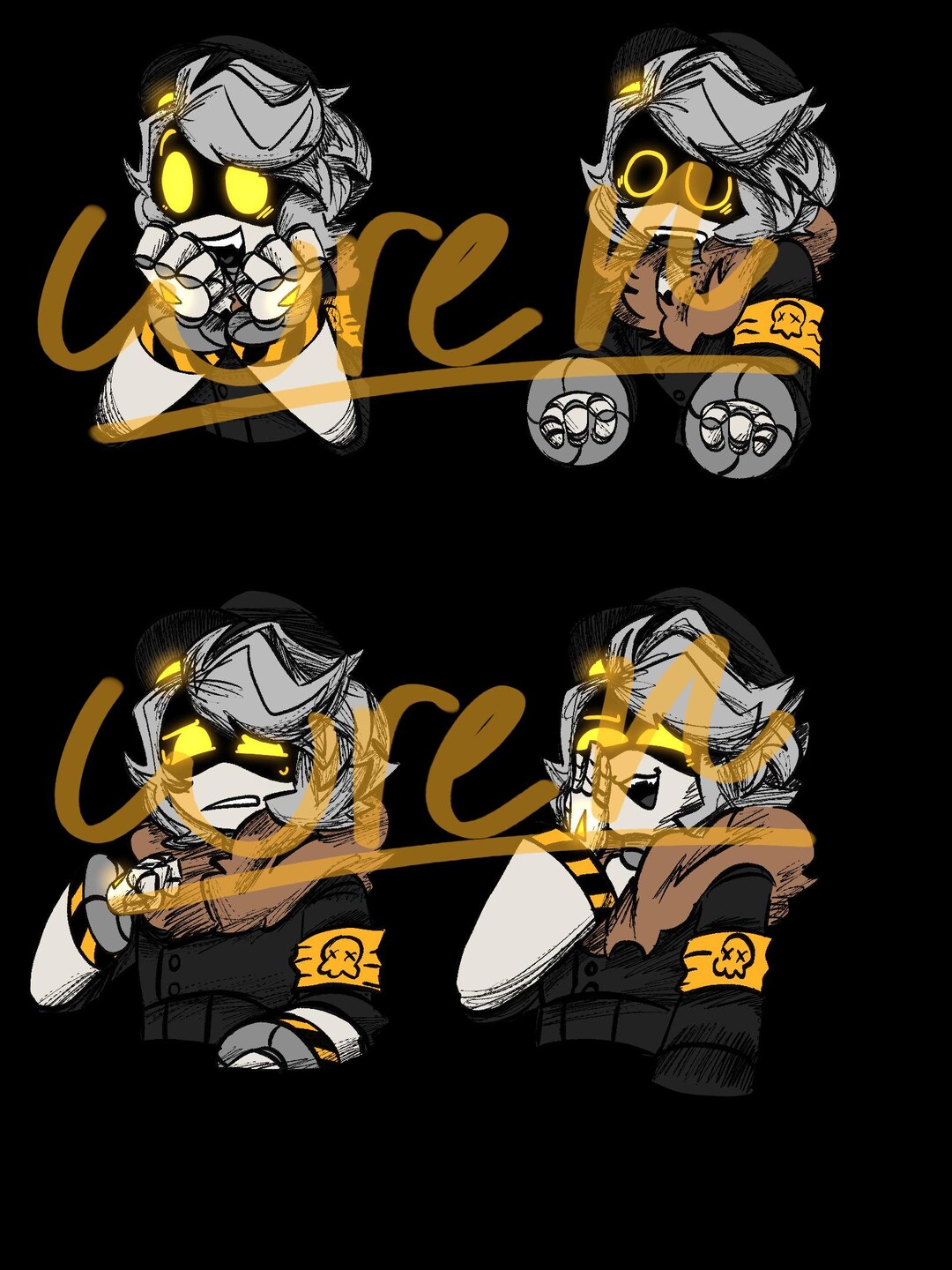 N Murder Drones Twitch Emote Pack - Etsy