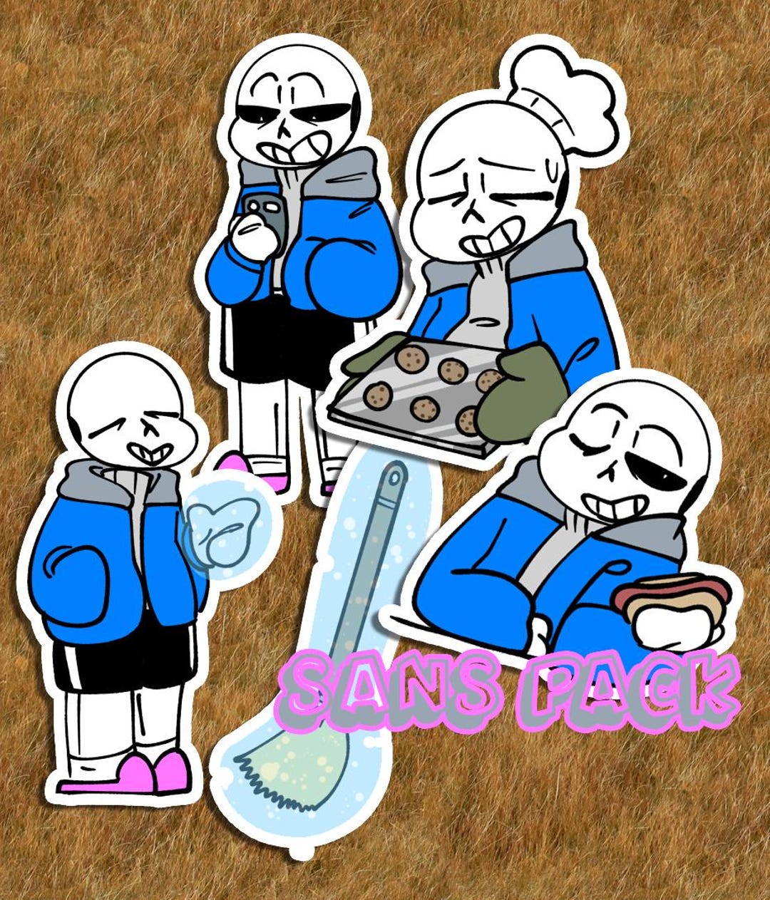 Sans Emotes/stickers Pack - Etsy