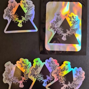 Holographic Wildlife Stag Sticker - Etsy