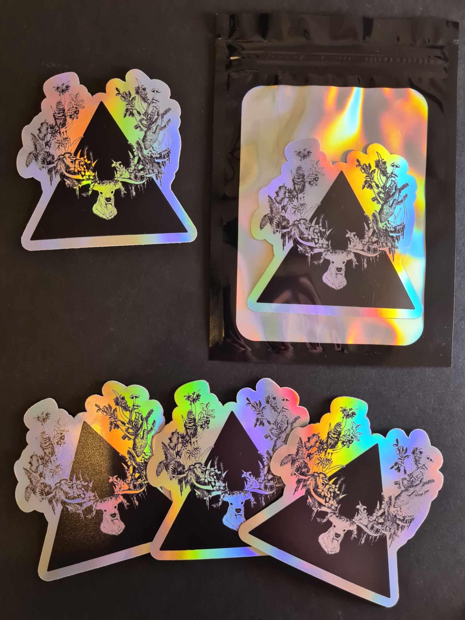 Holographic Wildlife Stag Sticker - Etsy
