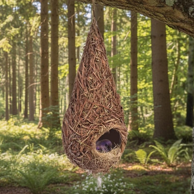 Woven Willow Birds - Etsy
