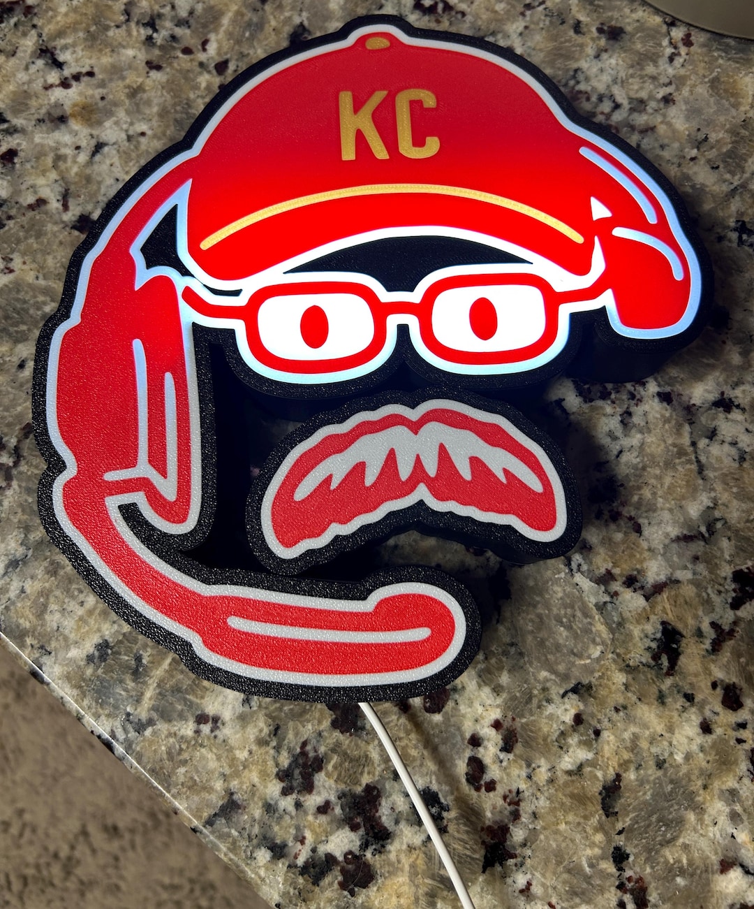Kansas City Chiefs Coach Andy Reid Light Box Wall Hanging ~ KC Chiefs ...