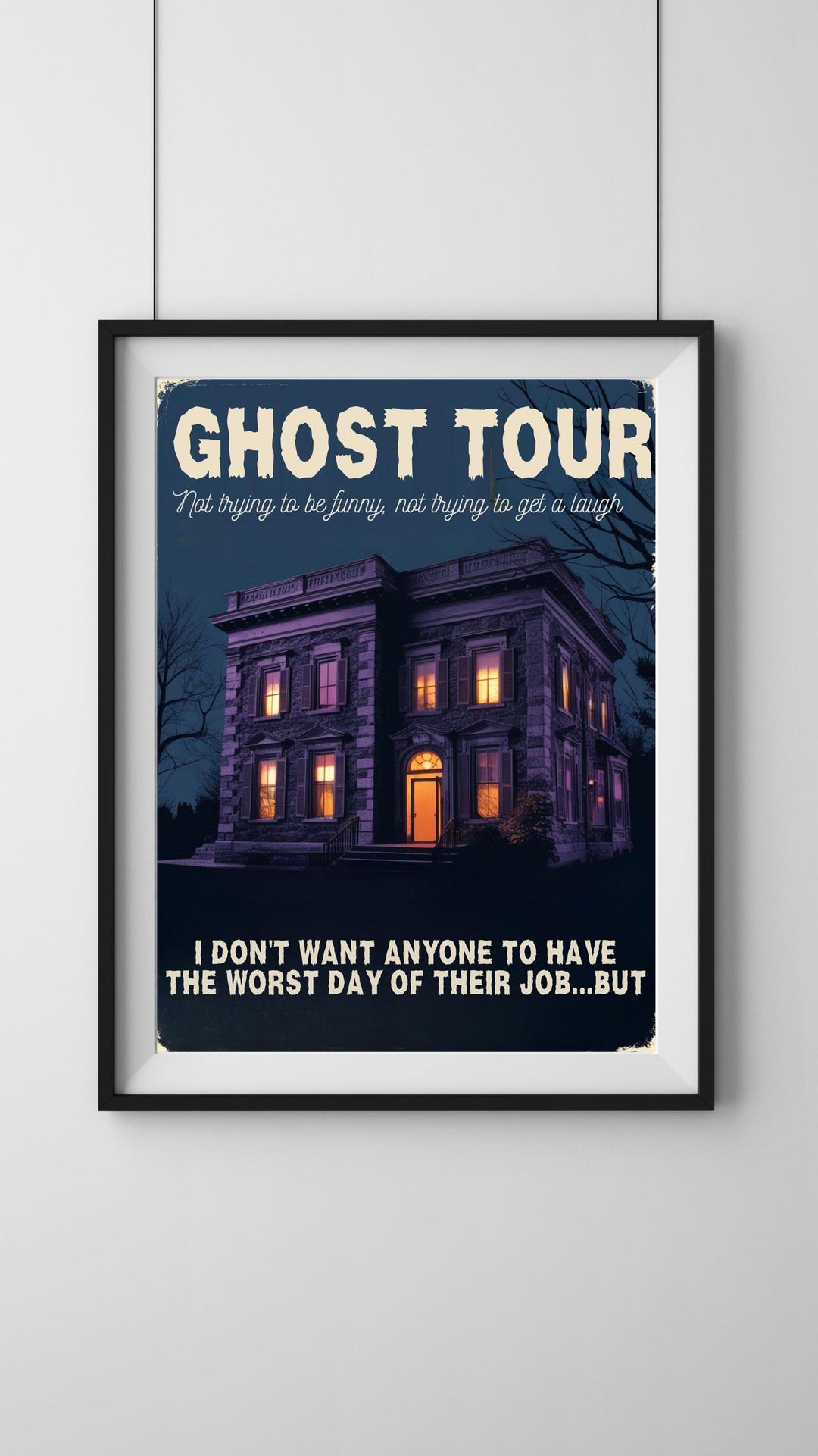 I Think You Should Leave - Ghost Tour Poster - Etsy