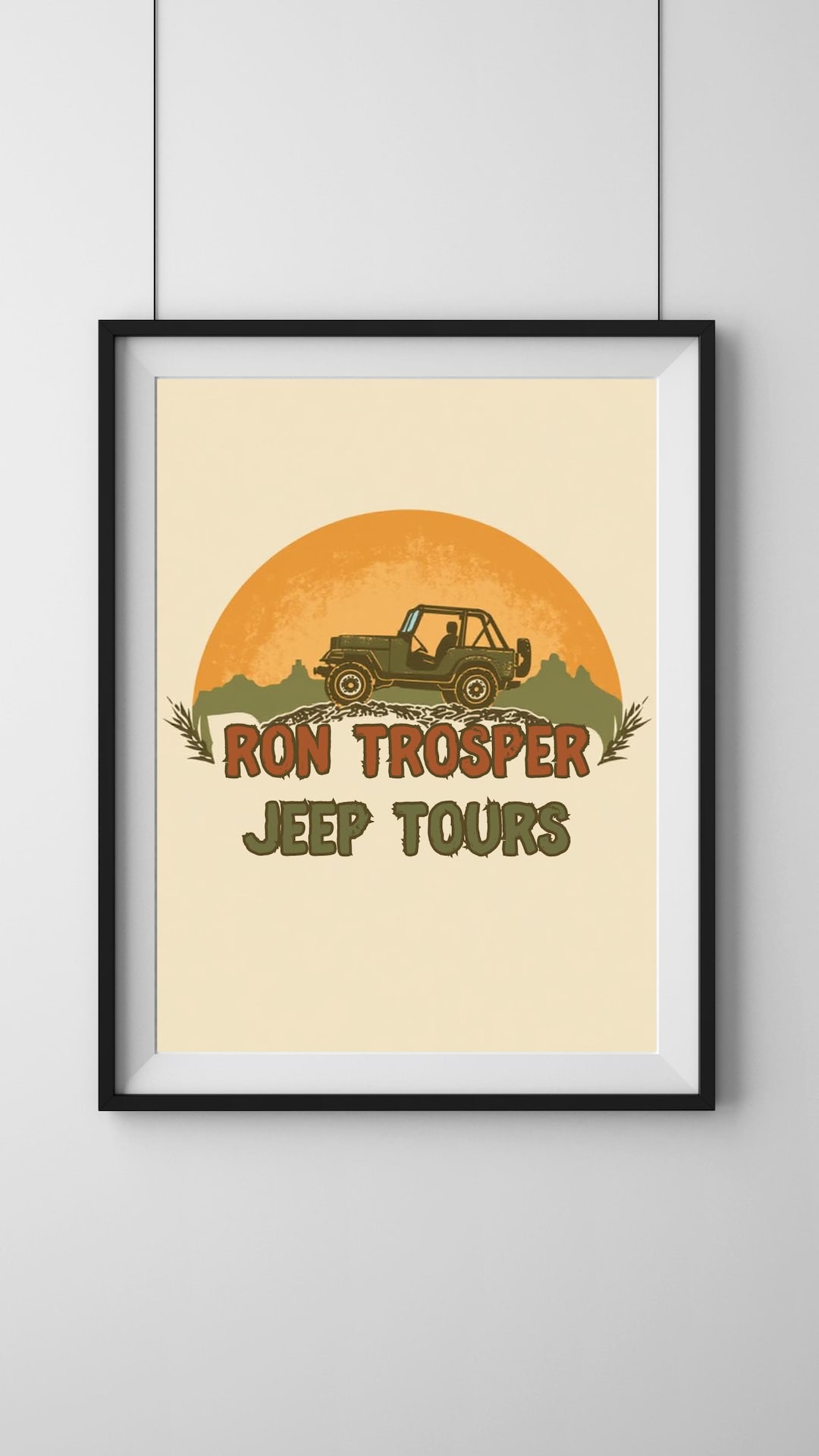 The Chair Company - Ron Trosper Jeep Tours Digital Poster- Tim Robinson ...