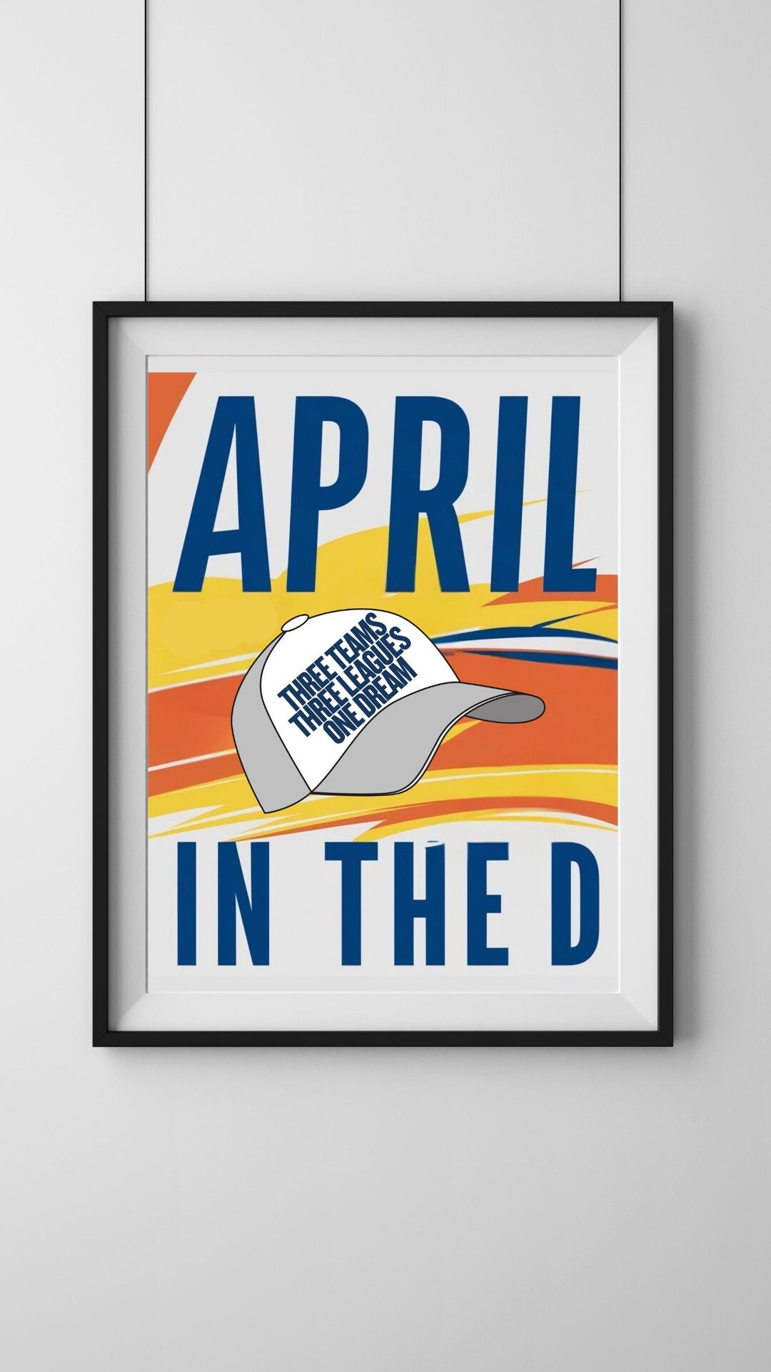 Detroiters- April in the D -poster - Etsy