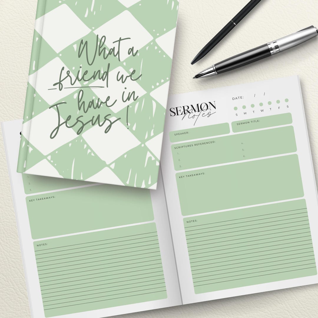 Sermon Notes Guided Bible Study Bible Study Faith Journal Church Notes ...