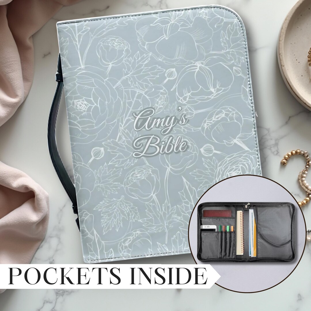Bible Cover Personalized Bible Protector for Bible Accessory Women ...