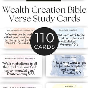 Printable Christian Scripture Memorization Flashcards Wealth Creation ...
