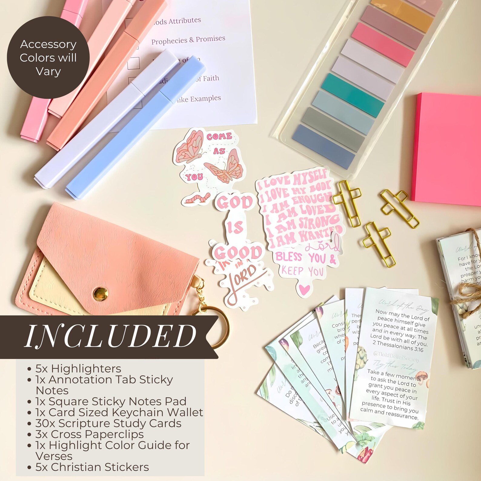 Bible Journaling Kit Prayer Journal DIY Bible Study Kit New Christian ...