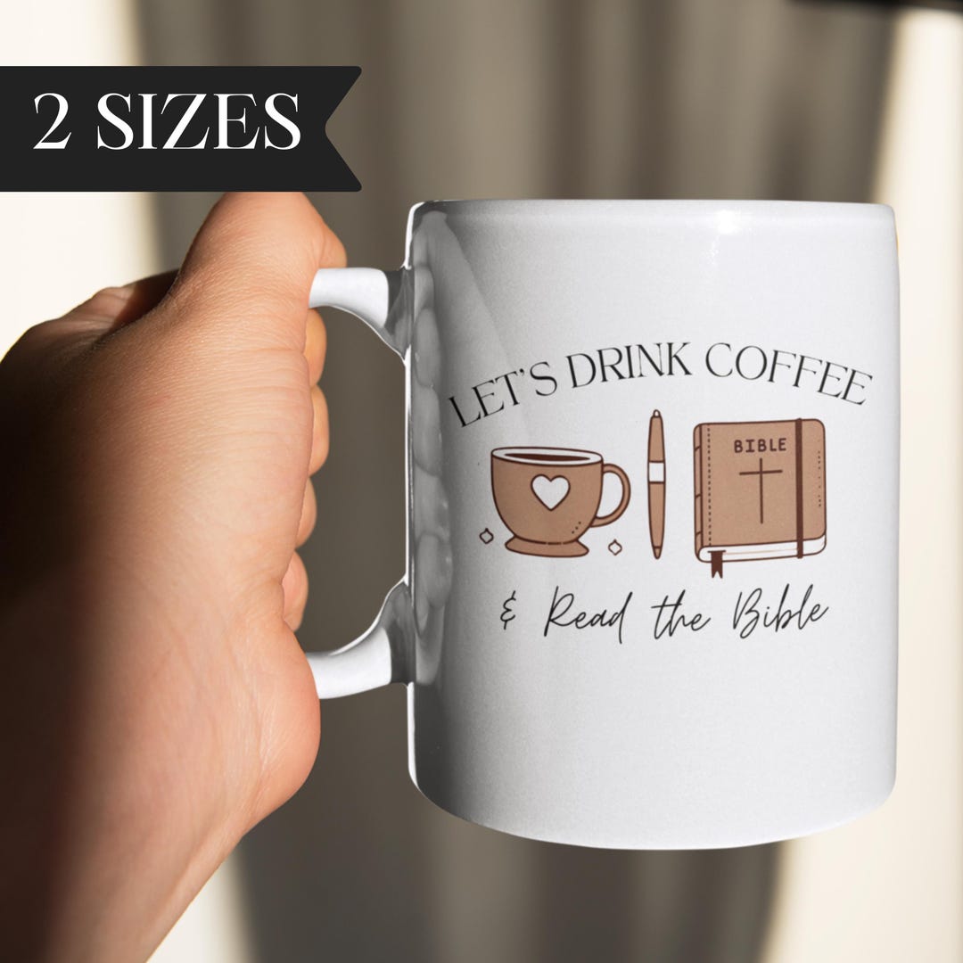 Christian Coffee Mug Bible Study Mug Religious Tea Cup Christian Gift ...