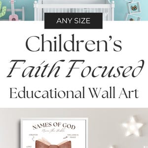 Christian Nursery Printable Bible Verse Kids Scripture Wall Art Digital ...