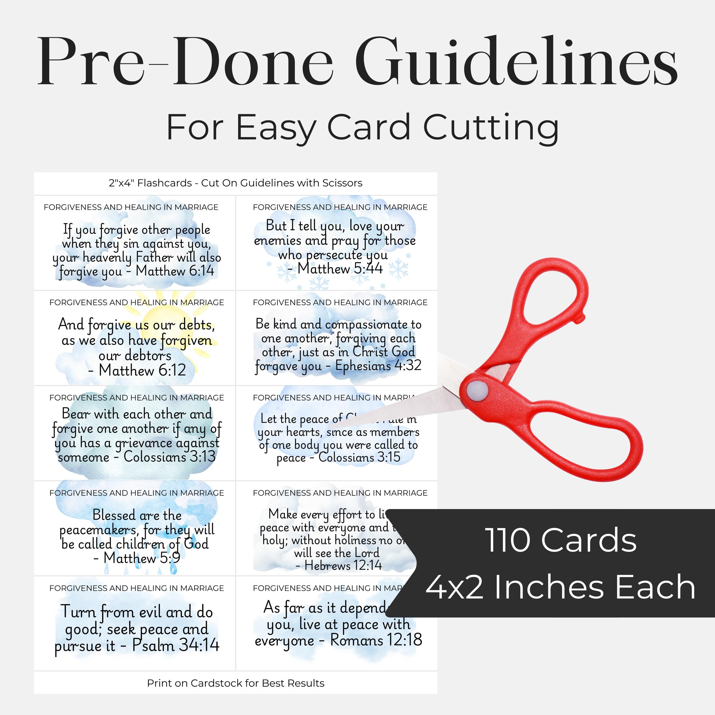 Marriage Bible Verse Cards for Couples Newlyweds Christian Scripture ...