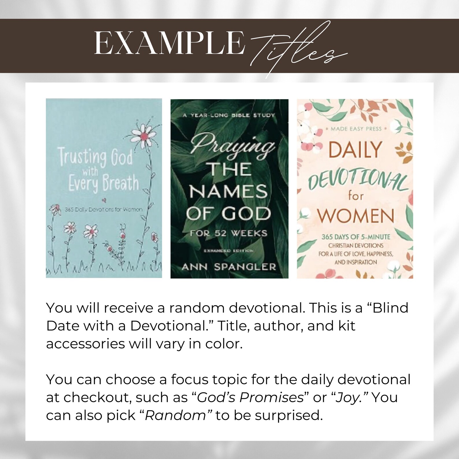 Blind Date With a Christian Book Faith Based Devotional Book Lover Gift ...