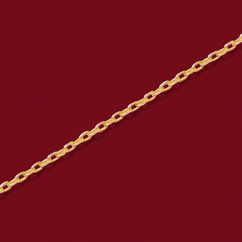 14K Solid Gold Cable Chain Necklace | Durable Layering Elegance - Etsy