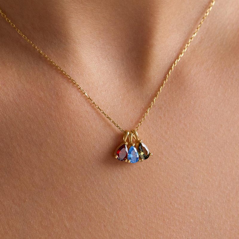 Drop Name Necklace Gold With Flowers - Etsy