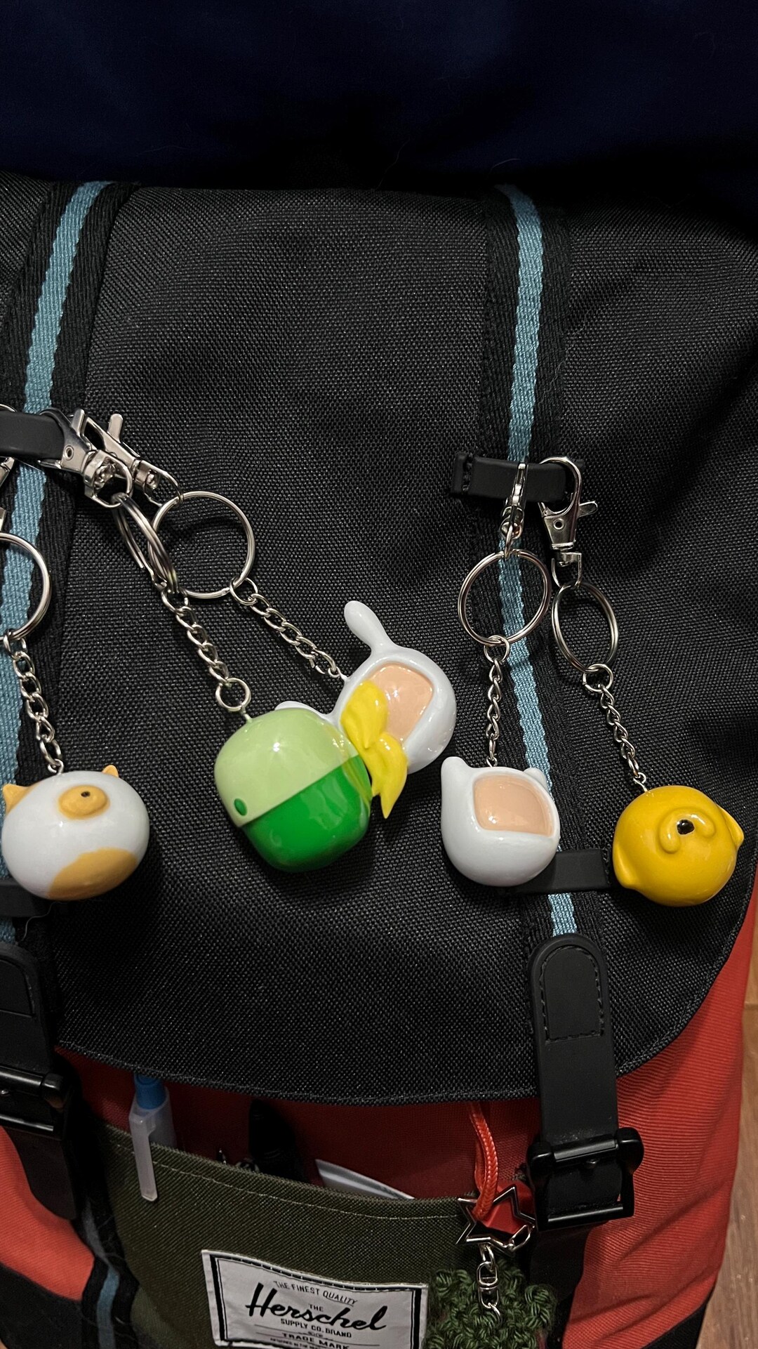 Adventure-inspired Cartoon Keychains - Hand Painted - Etsy