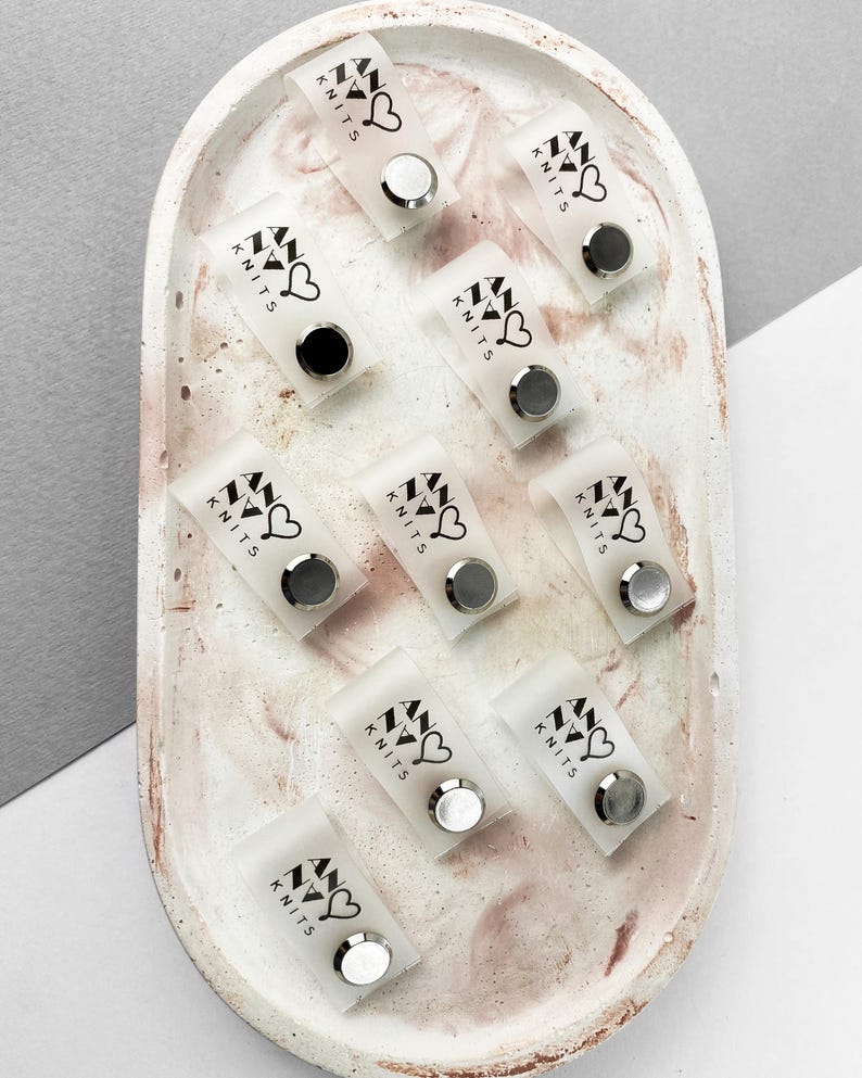 Personalized Silicone Tags, Fabric Tags With Metal Hardware, Custom ...