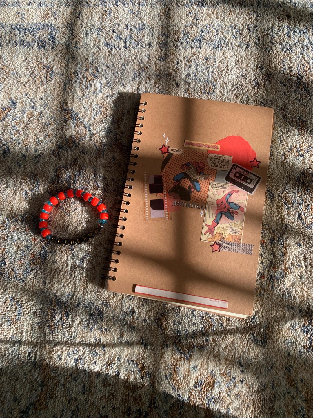 Spider Man Notebook Bracelet Etsy