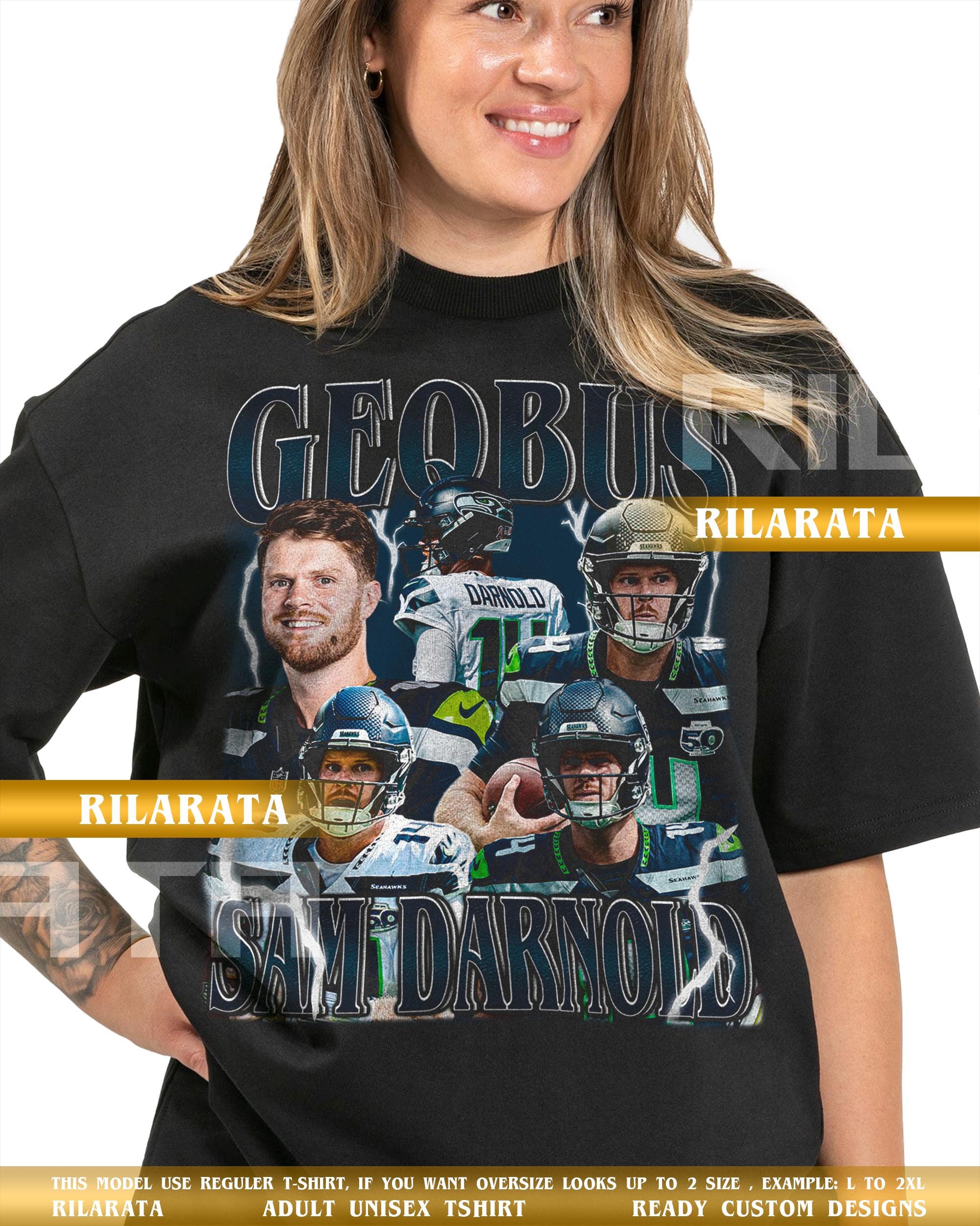 Sam Darnold "geqbus" Vintage T-shirt Gift for Women and Man Shirt ...