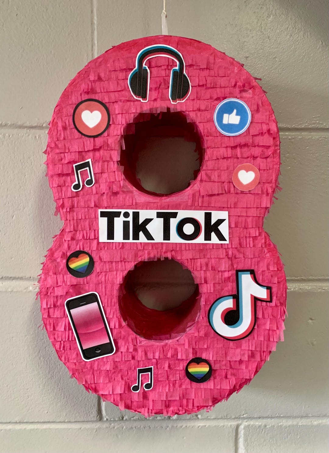 Tik Tok Number Pinata - Etsy