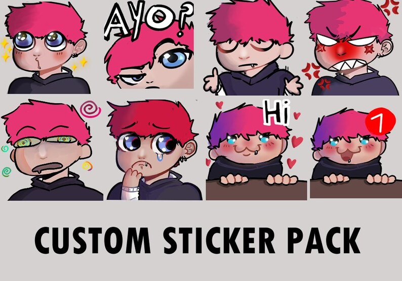 Custom Sticker Pack - Etsy