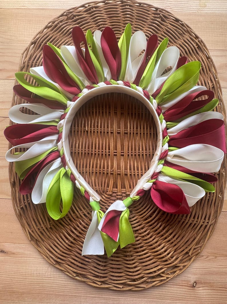 Handmade Lele Headband: Mexican Fiesta Ribbon Headband, 3 Colors - Etsy