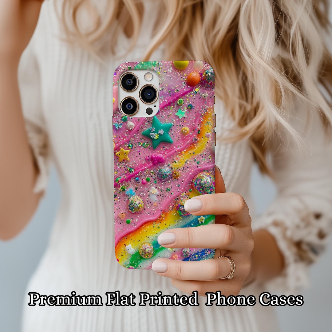 Pretty in Pink Junk Phone Case, Pink Rhinestone Phone Case, Sparkly ...